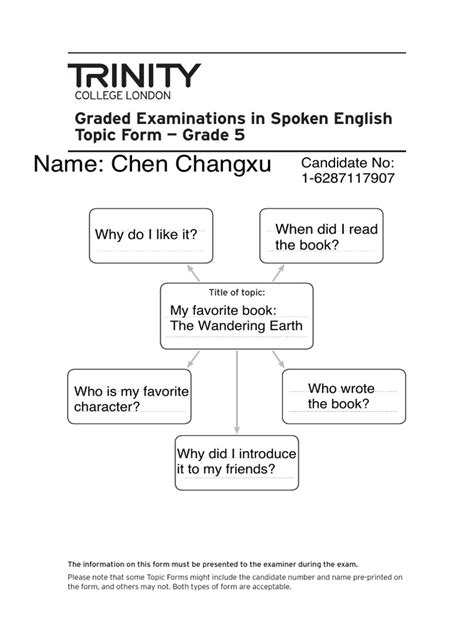 Gese Grade 5 Topic Form Pdf