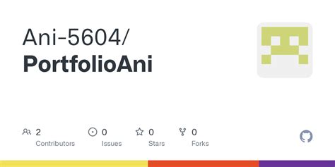 GitHub Ani PortfolioAni