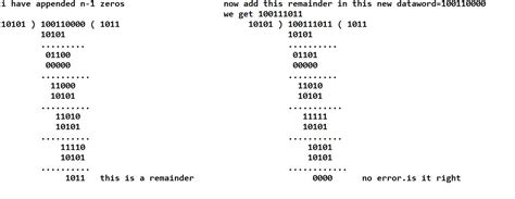 Network Programming Computer Networking Error Detction Cyclic Redundancy Check Stack Overflow