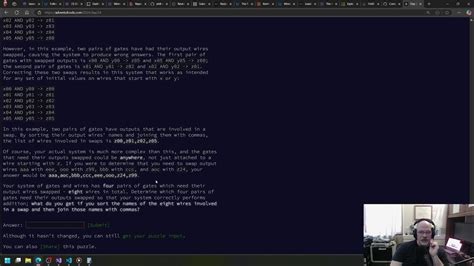 random code advent of code 2024 playthrough part 22 youtube