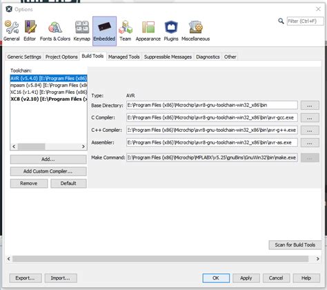 Mplab X Ide V525 Avr Unable To Resolve Identifier