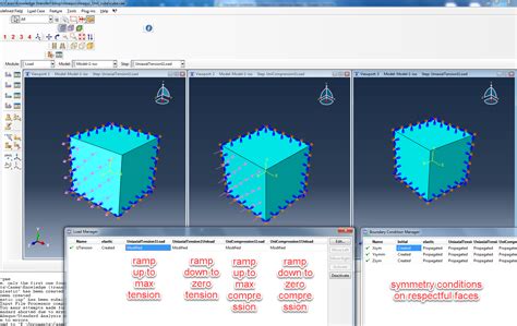 abaqus hardening laws on single element model
