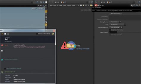 Solved Unable To Read Files Importing Geometry Issue General Houdini Questions Odforum