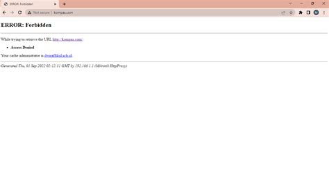 Mikrotik Blok Website Menggunakan Web Proxy