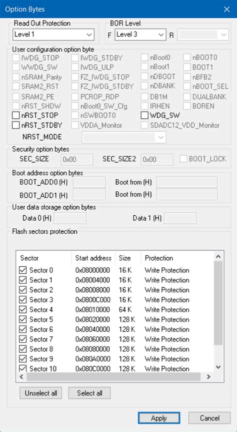 STM F Unable To Flash Damaged Flash STMicroelectronics Community