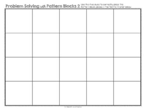 Problem Solving With Pattern Blocks 2 Math Centers By Teacher Thrive