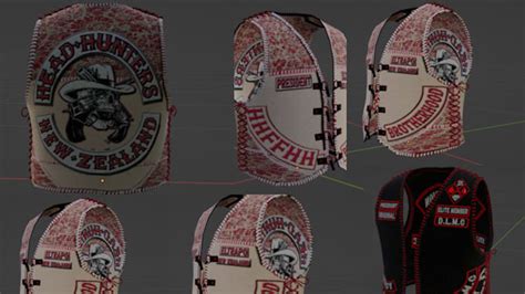 Create Custom Fivem Clothing Kuttes Mc Mc Vest Custom Kuttes Biker