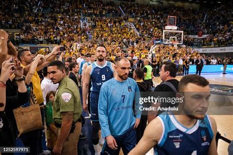 Semih Erden Of Turk Telekom React At The End Of The Eurocup Final