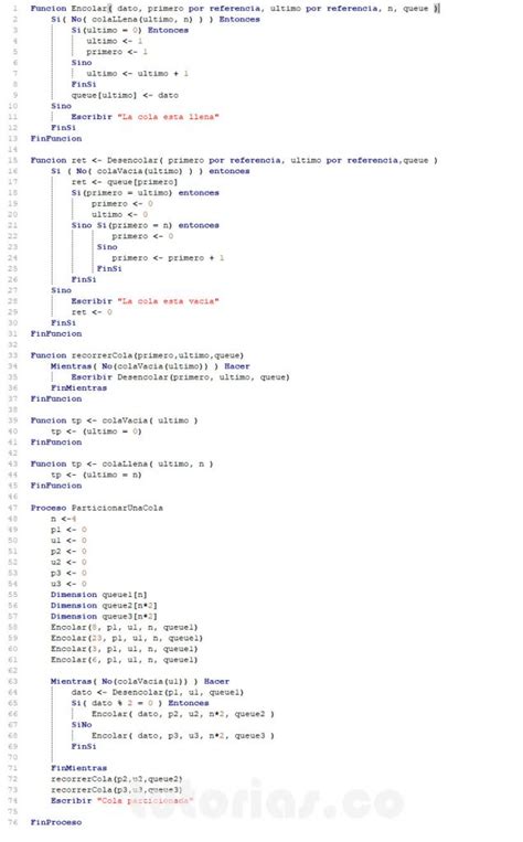 Colas Pseint Particionar Cola