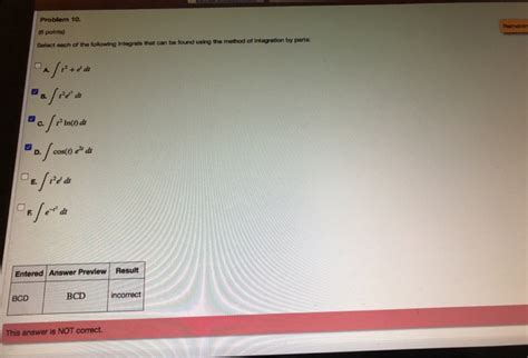Solved Problem Polnts Select Each Of The Following Chegg Com
