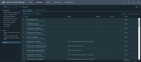 Vrealize Operations Manager 8 Custom Views And Reports