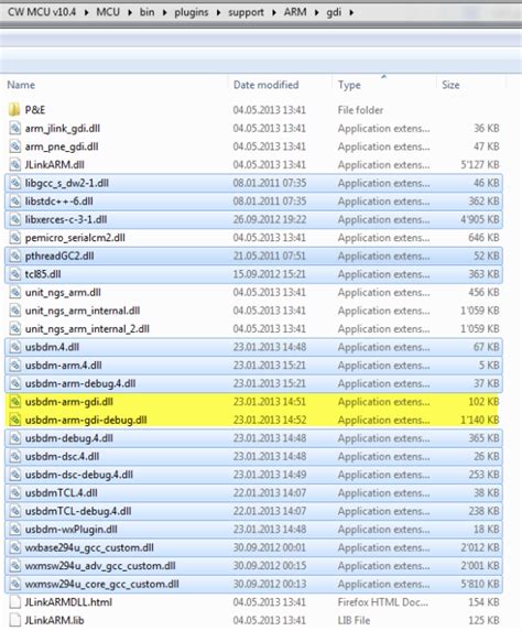 adding usbdm to codewarrior for mcu10 4 mcu on eclipse