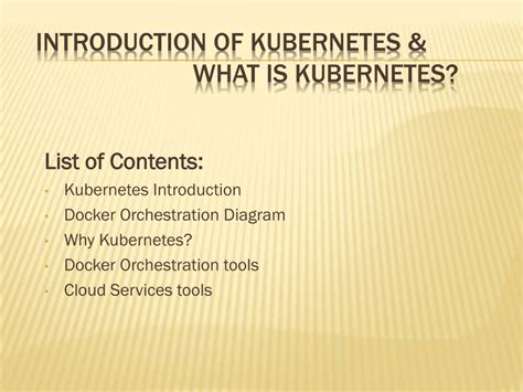 PPT Kubernetes Introduction And What Is Kubernetes PowerPoint Presentation ID 8124508