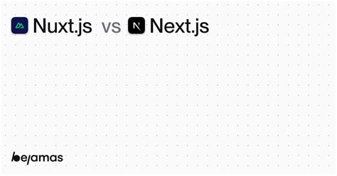 Next Js Vs Nuxt Js