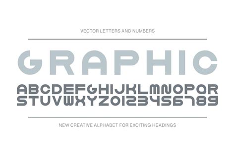 Premium Vector Bold Stylish Font Vector English Alphabet Unusual Latin Letters And Numerals