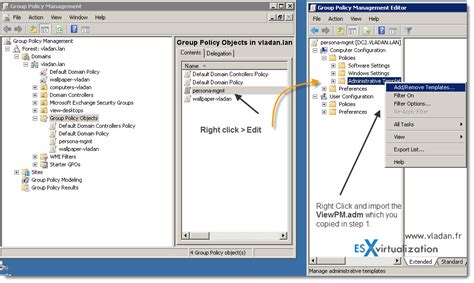 How To Configure Vmware View Persona Management Esx Virtualization