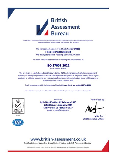 Iso27001 Certification Duplicate Payments Accounts Payable Recovery Audit Software