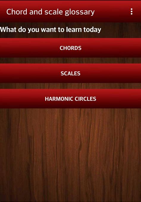 Chord And Scale Glossary Apk สำหรับ Android ดาวน์โหลด