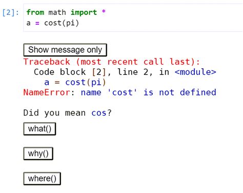 Jupyter Notebooks And JupyterLab Friendly Traceback