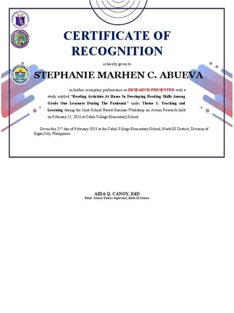 Research Presenter Specific Pdf