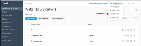 Domains Are Missing At Websites And Domains Tab In Plesk Web Admin