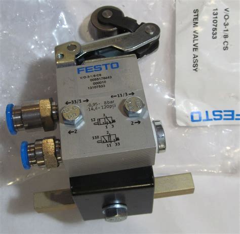 Buy Festo Vo 3 18 Cs Stem Valve Assembly W Al 01 Roller Lever