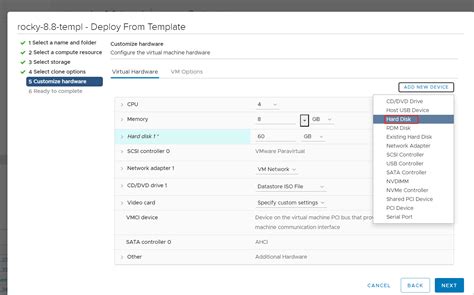 Vcenter 创建 虚拟机配置 Thin Provision 模式 Diskvcenter Sesparsebackinginfo Csdn博客
