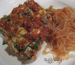 Lasagna With Kelp Noodles And Marinara