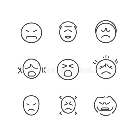 Set Of Different Linear Wireframe Form Inspired By Brutalism Collection Of Strange Wireframes