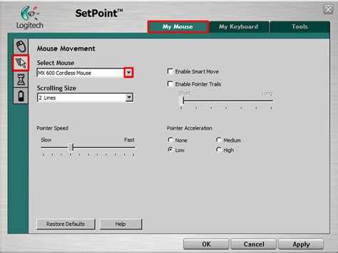 Customizing My Mx 3000 Mouse With Logitech Software Setpoint