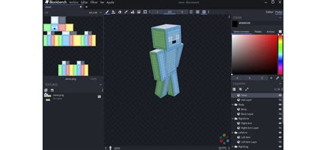 blockbench un editor de modelos 3d con texturas pixel art