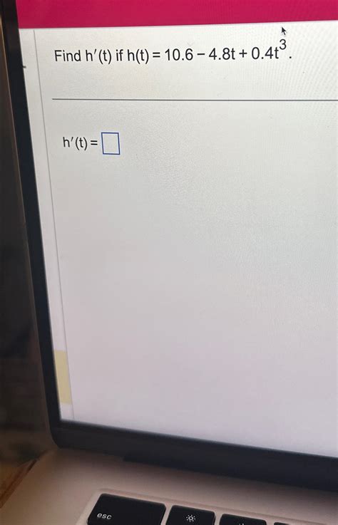 Solved Find H T If H T 10 6 4 8t 0 4t3h T Chegg Com