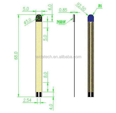 Rp C Resistive Pressure Sensitive Sensor Smart Film Force Flexible Pressure Sensor Pressure