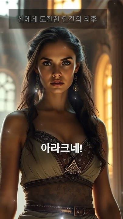 신에게 도전한 여인 거미가 되다 아라크네 Youtube
