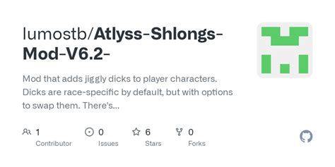 Github Lumostbatlyss Shlongs Mod V62 Mod That Adds Jiggly Dicks