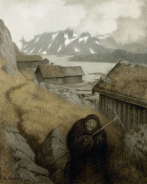 Pesta Farer Landet Rundt Theodor Kittelsen 1857