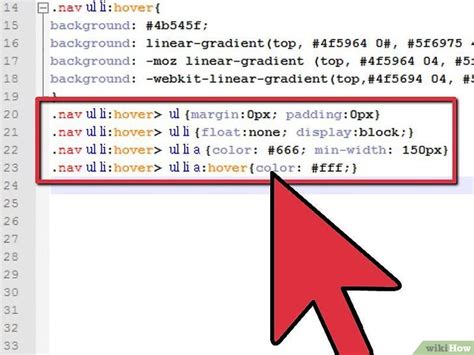 comment créer un menu déroulant en html et css