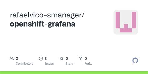 Github Rafaelvico Smanageropenshift Grafana