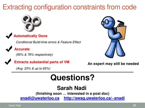 Ppt Automatically Extracting Configuration Constraints Powerpoint