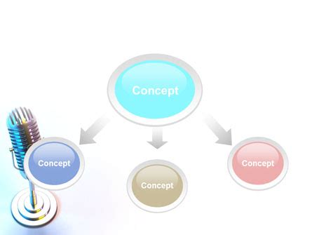 Microphone Presentation Template For PowerPoint And Keynote PPT Star