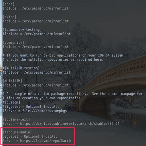 可能是中国第一个arch linux音乐制作软件源 啦哆咪