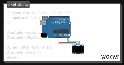 Naam Op Oled Wokwi Esp32 Stm32 Arduino Simulator