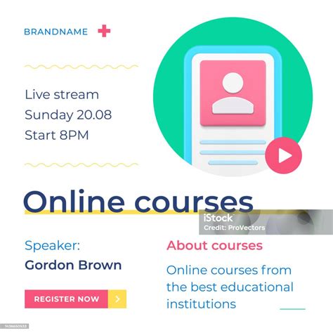 온라인 코스 웨비나 라이브 스트림 원격 교육 소셜 미디어 게시물 현실적인 3d 아이콘 벡터 3차원 형태에 대한 스톡 벡터 아트 및 기타 이미지 3차원 형태 교실 교육