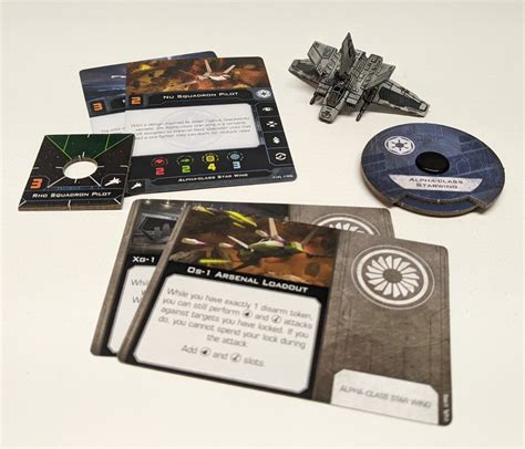 Imperial Alpha Class Star Wing Gunboat Generics X Wing Miniatures 2