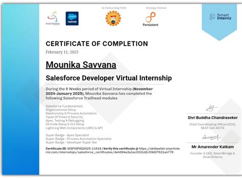 Salesforce Developer Internship Techskills Cloudcomputing