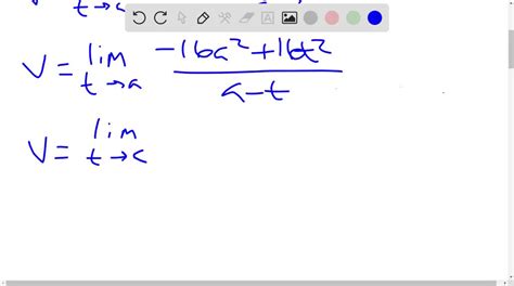 ⏩solved free falling object use the position function s t 16… numerade