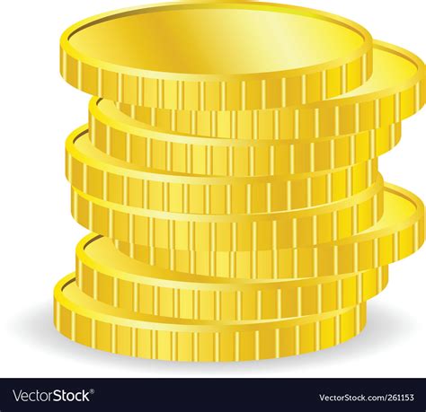 Coins Royalty Free Vector Image - VectorStock