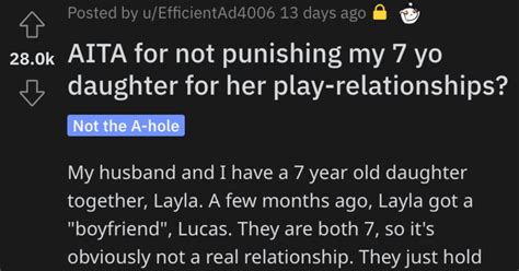 Woman Asks if She’s Wrong for Not Punishing Her Daughter
