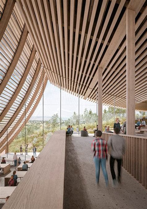 Timber Structure Shapes Cultural Center Buried In Kinmen Island S Hill