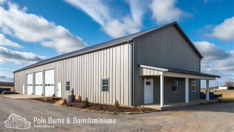 20x30 Pole Barn Great Size For General Storage
